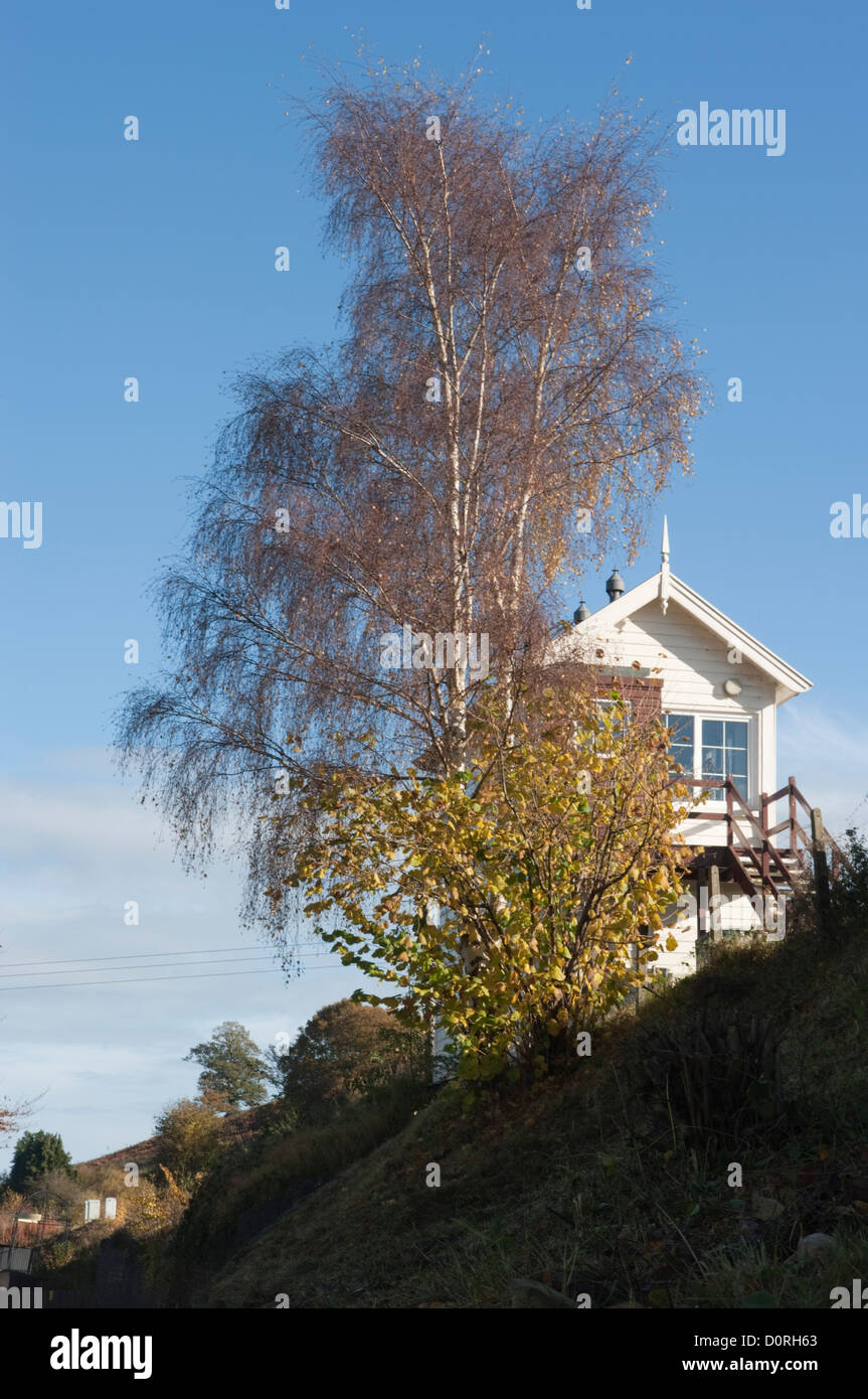 Railway line at Pontrilas in Herefordshire Stock Photo - Alamy
