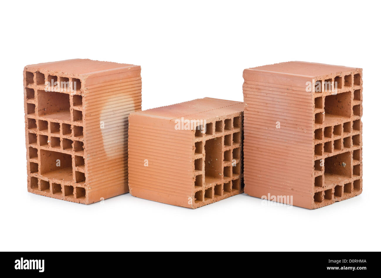 Clay house bricks Cut Out Stock Images & Pictures - Alamy