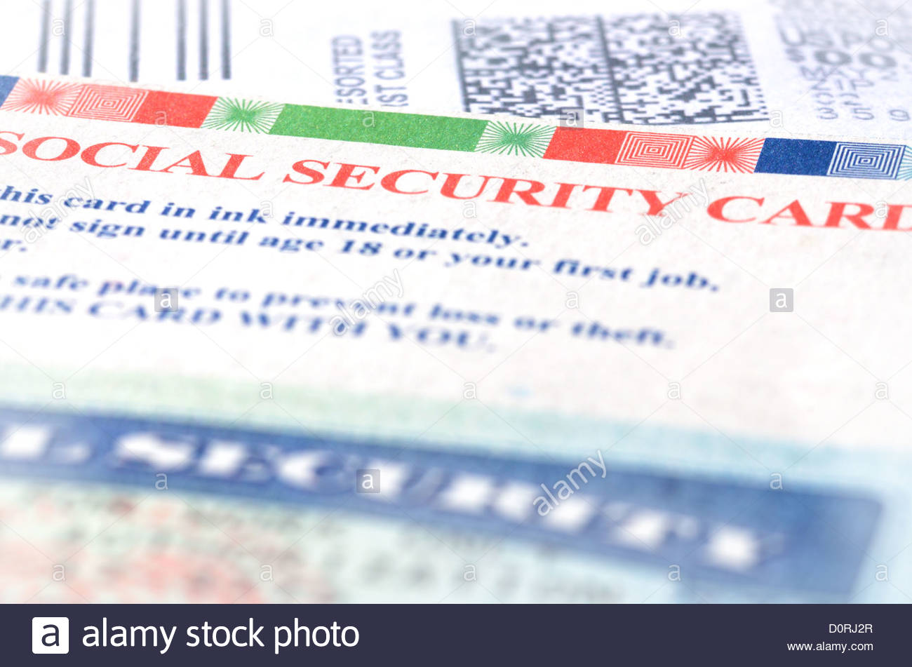 Social Security Card Usa Stock Photos & Social Security Card Usa Stock ...