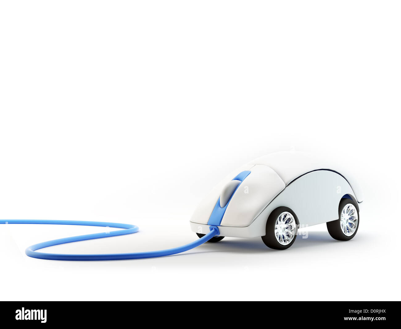 High tech computer concept Cut Out Stock Images & Pictures - Alamy