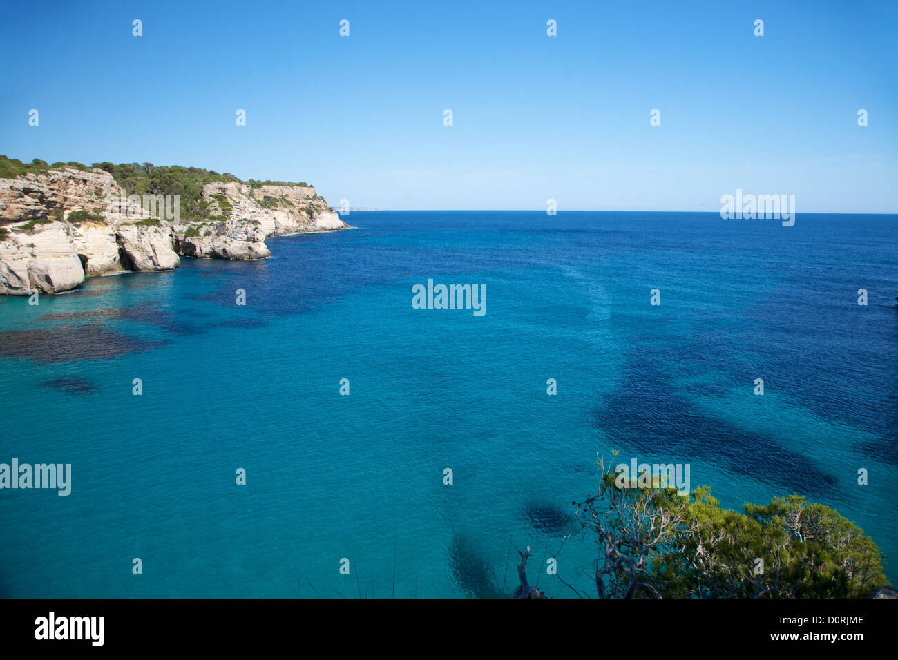 Macarella beach at Menorca island in Spain Stock Photo - Alamy