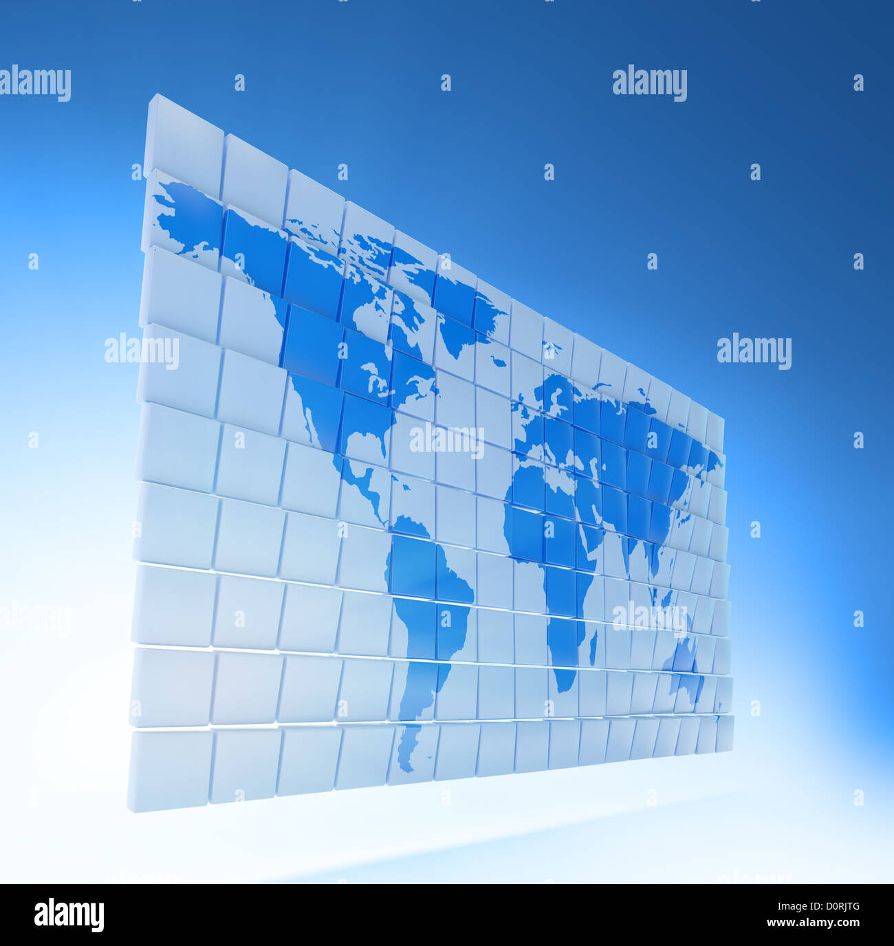 Virtual map hi-res stock photography and images - Alamy