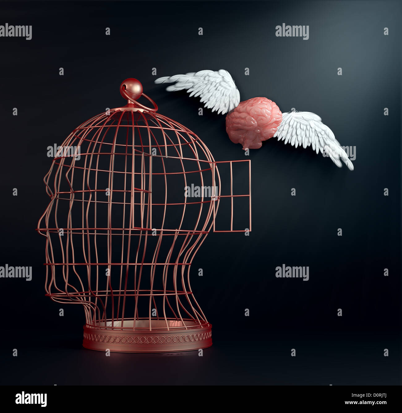 Winged brain hi-res stock photography and images - Alamy