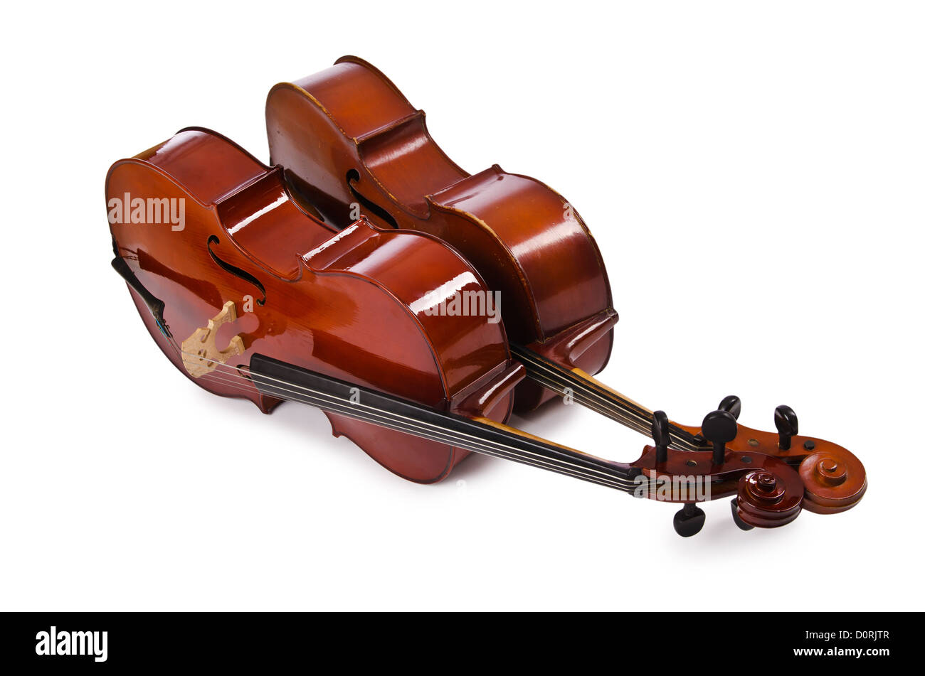 Musical instruments of the baroque Cut Out Stock Images & Pictures - Alamy