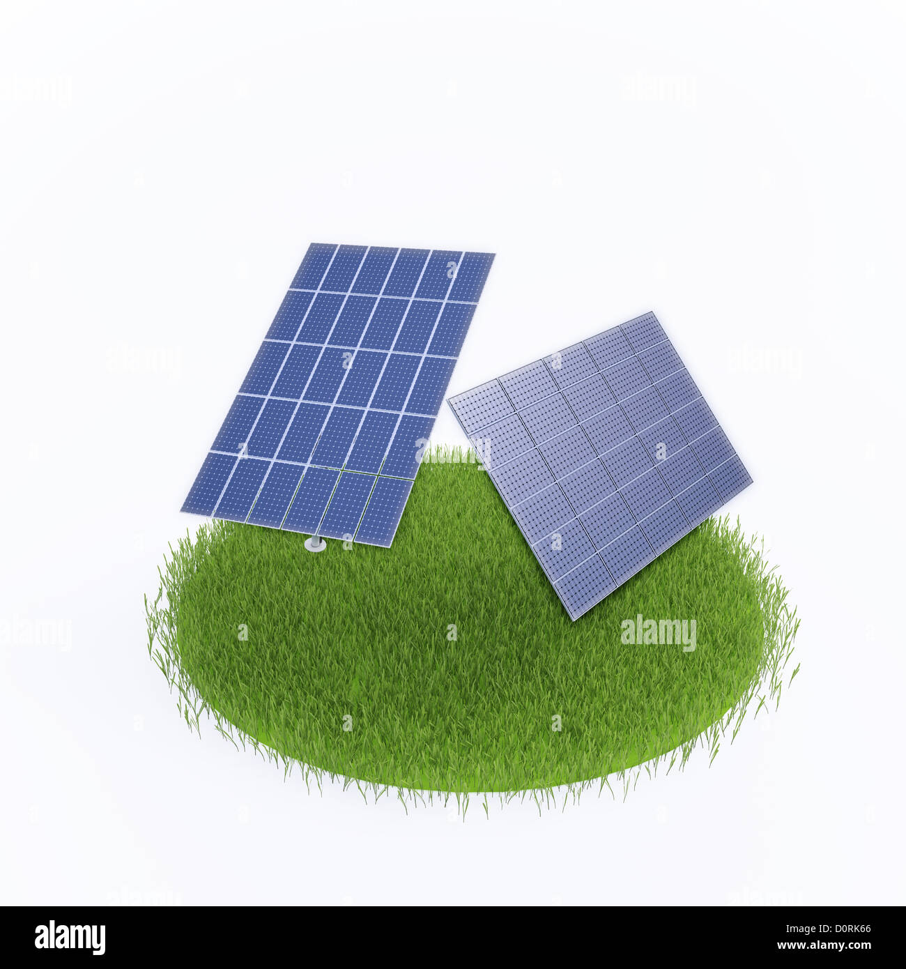 Battery solar panels isolated Cut Out Stock Images & Pictures - Alamy