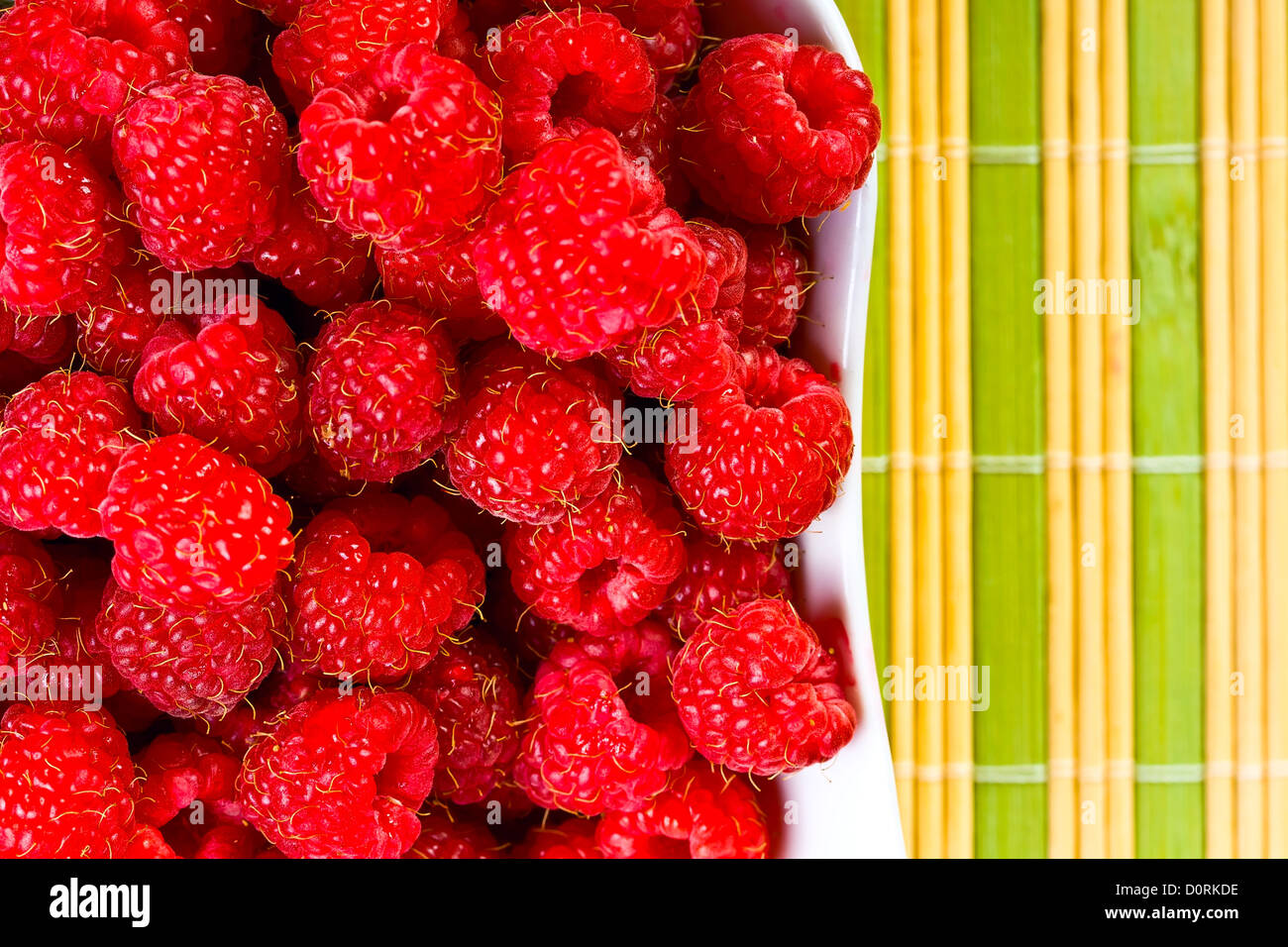 ripe wild raspberries Stock Photo - Alamy