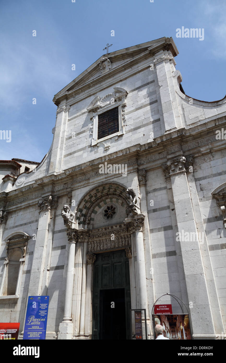 The Church in Lucca, Tuscany, Italy Stock Photo - Alamy