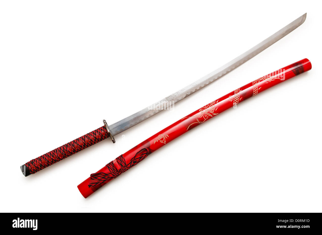 Sword on back Cut Out Stock Images & Pictures - Alamy