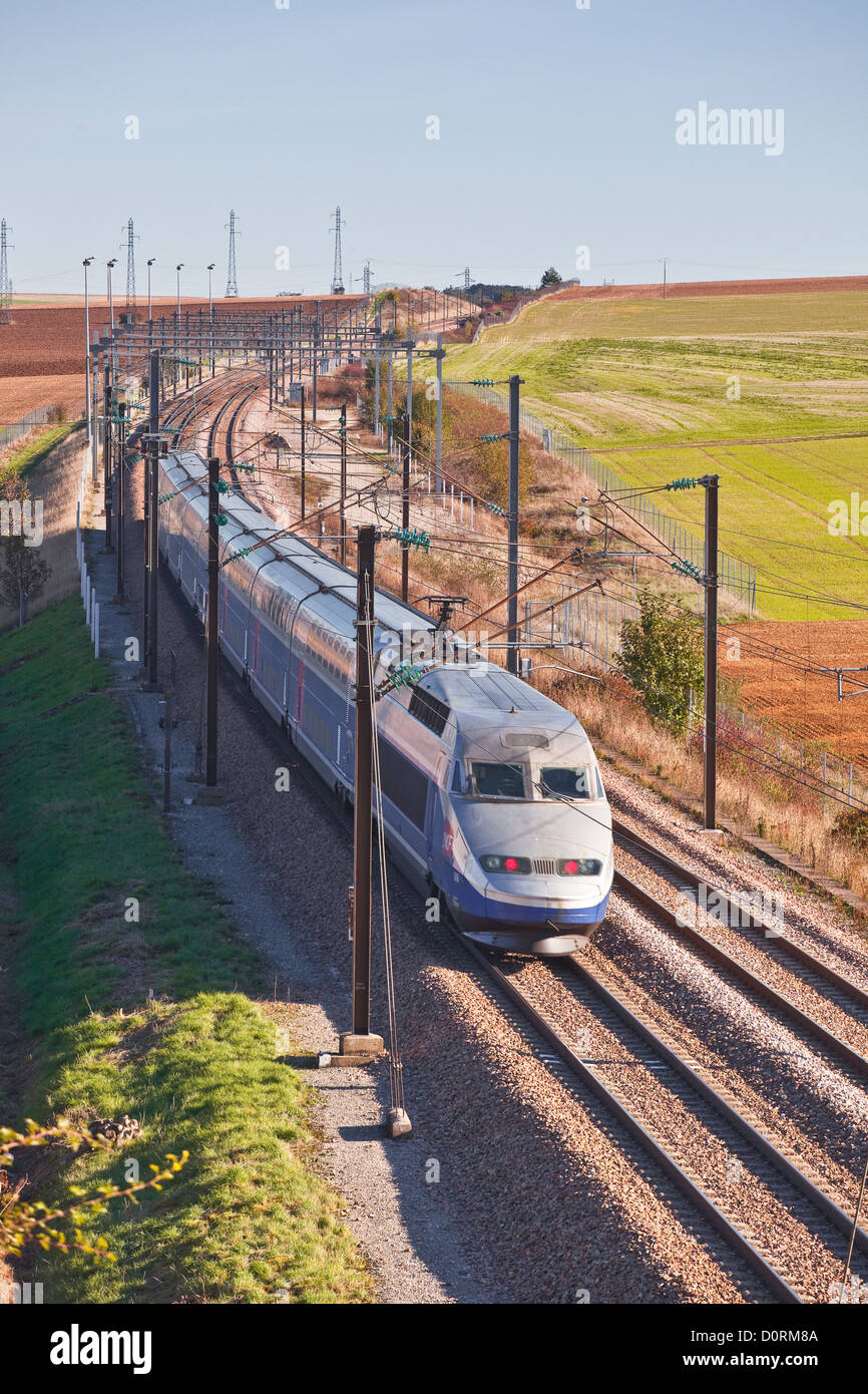 Tgv high speed trains hi-res stock photography and images - Alamy