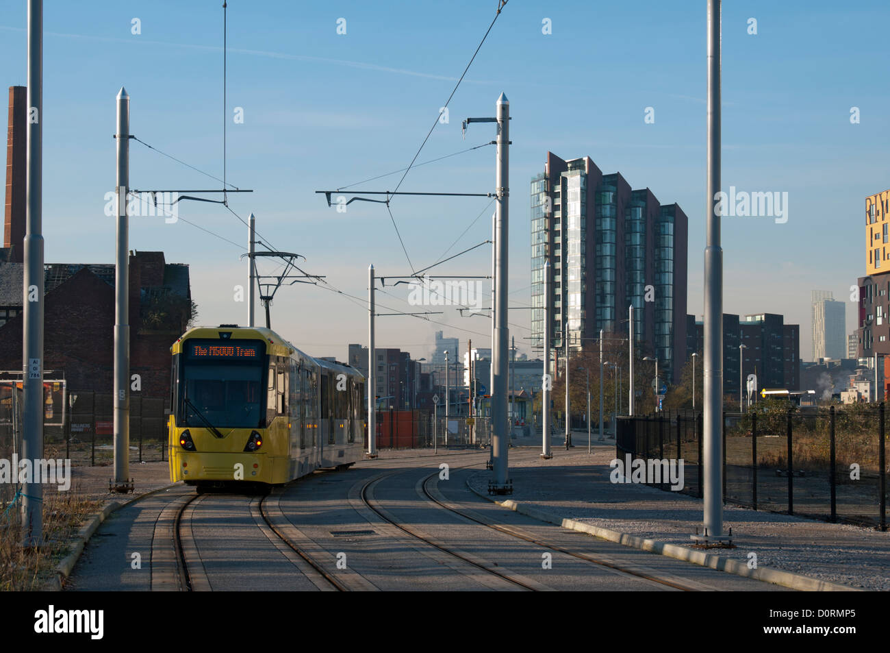 New trams manchester hi-res stock photography and images - Alamy