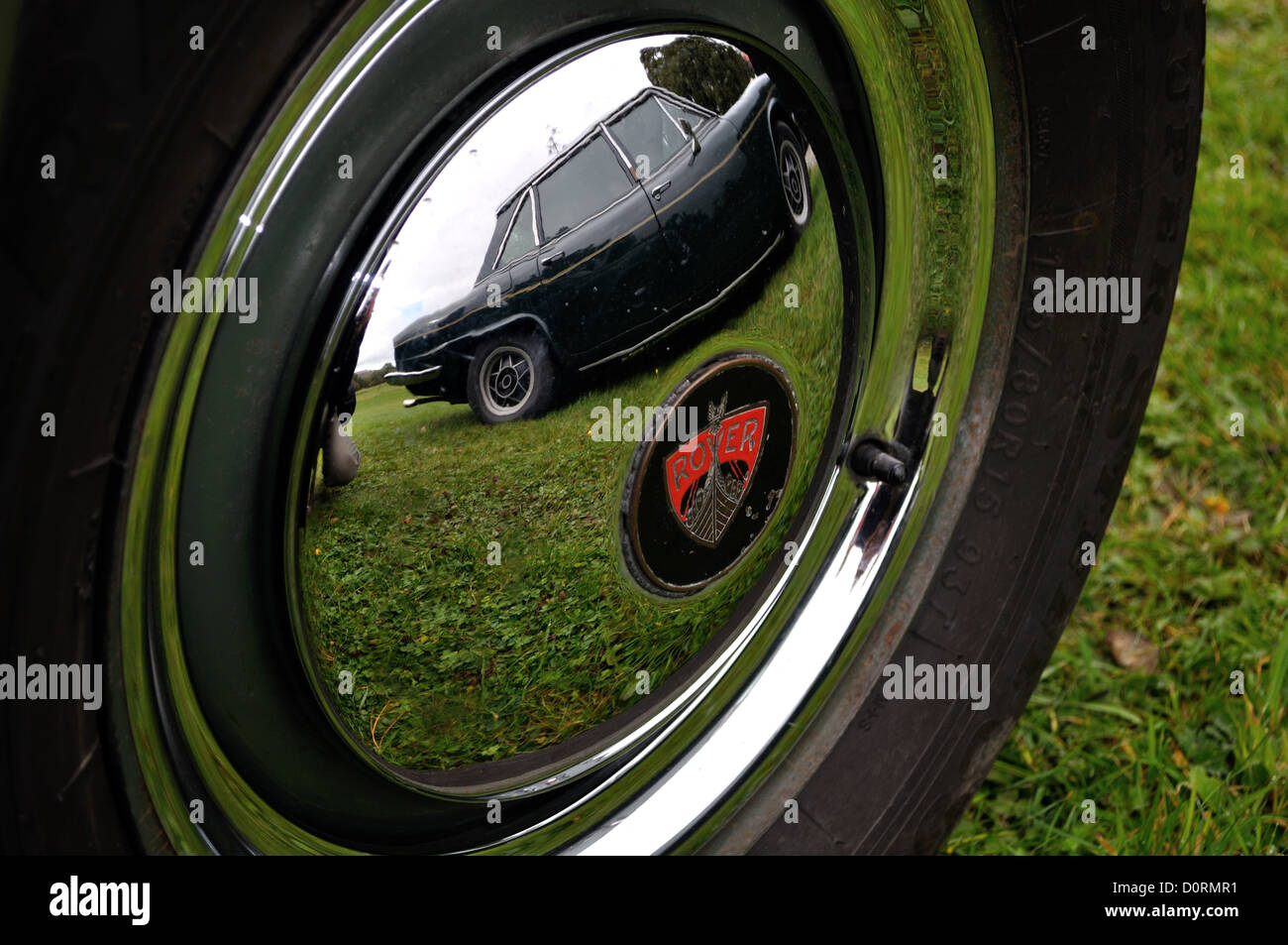 Rover P90 at classic car show rally rhos y gilwen mansion pembrokeshire ...