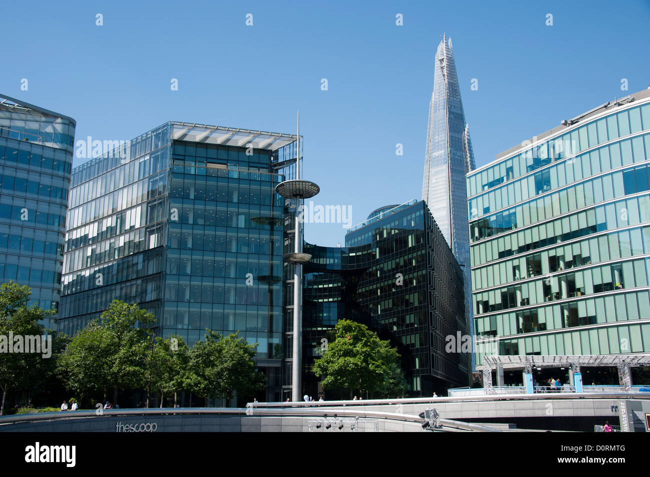 The top of The Shard in Sunshine London Stock Photo - Alamy