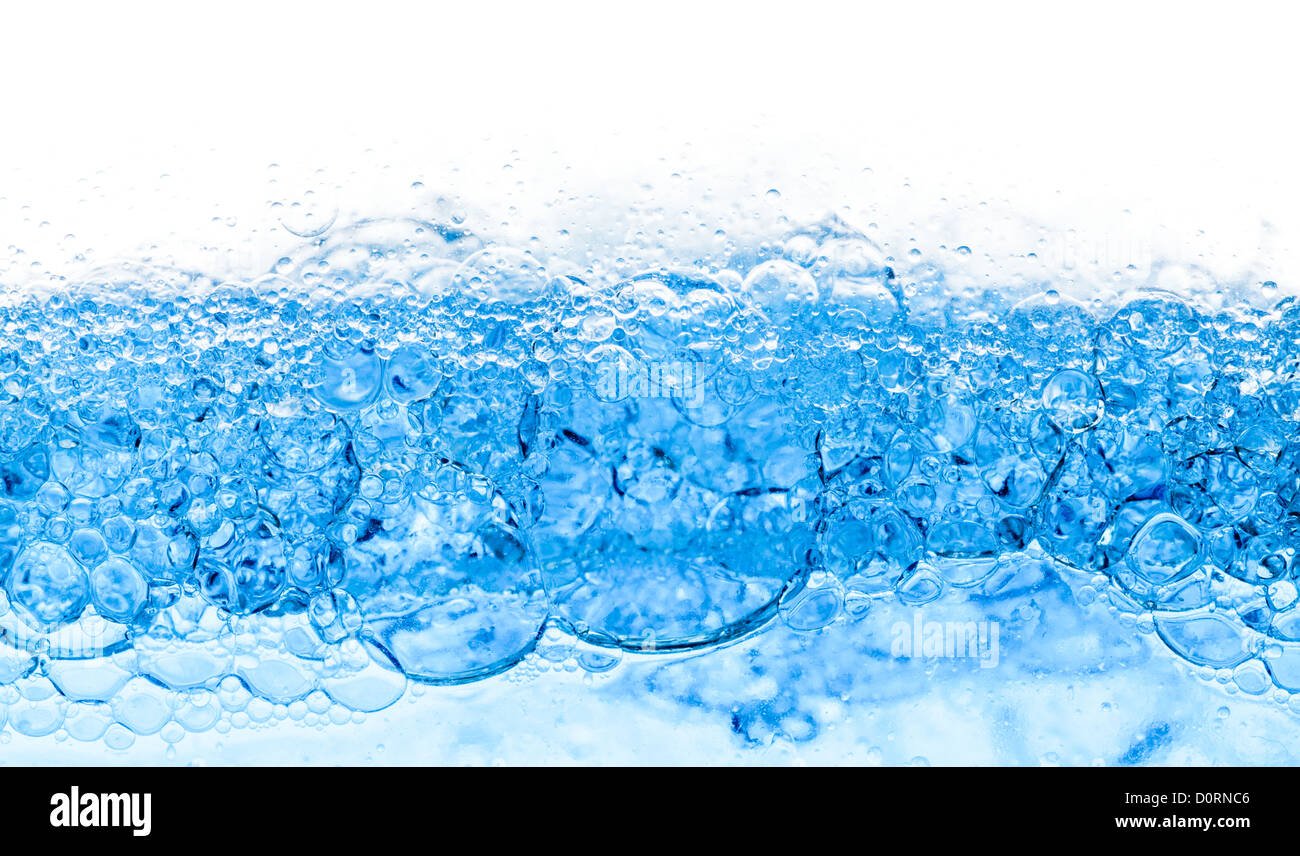 Background of Blue Bubbles Underwater Stock Photo - Alamy