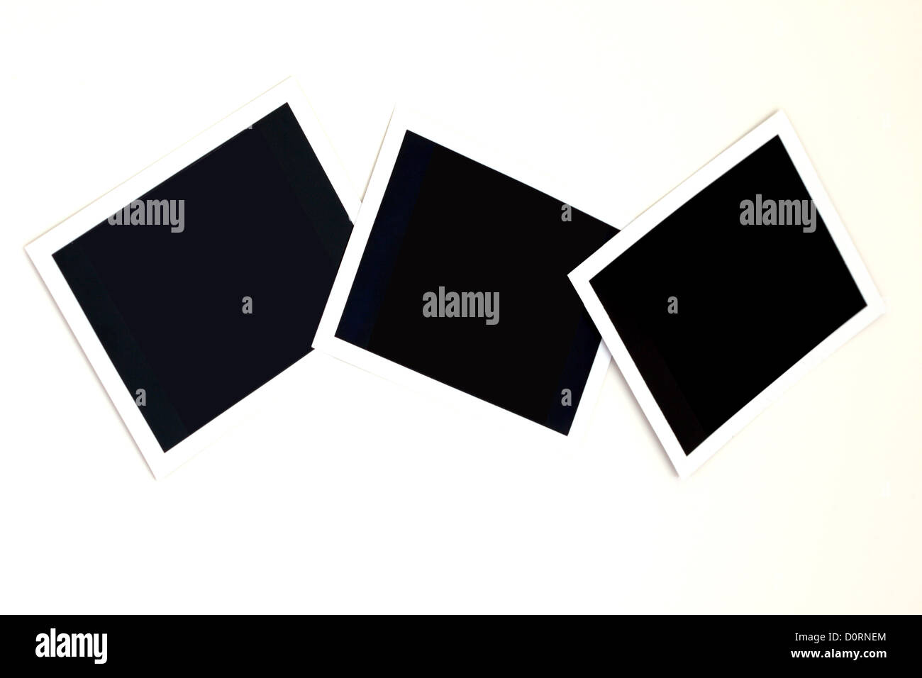 three white photo frame Stock Photo - Alamy