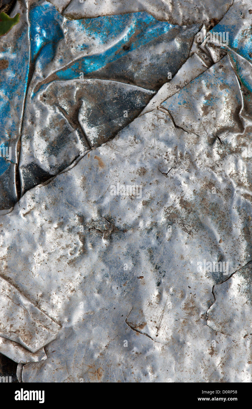 old crumpled metal Stock Photo - Alamy