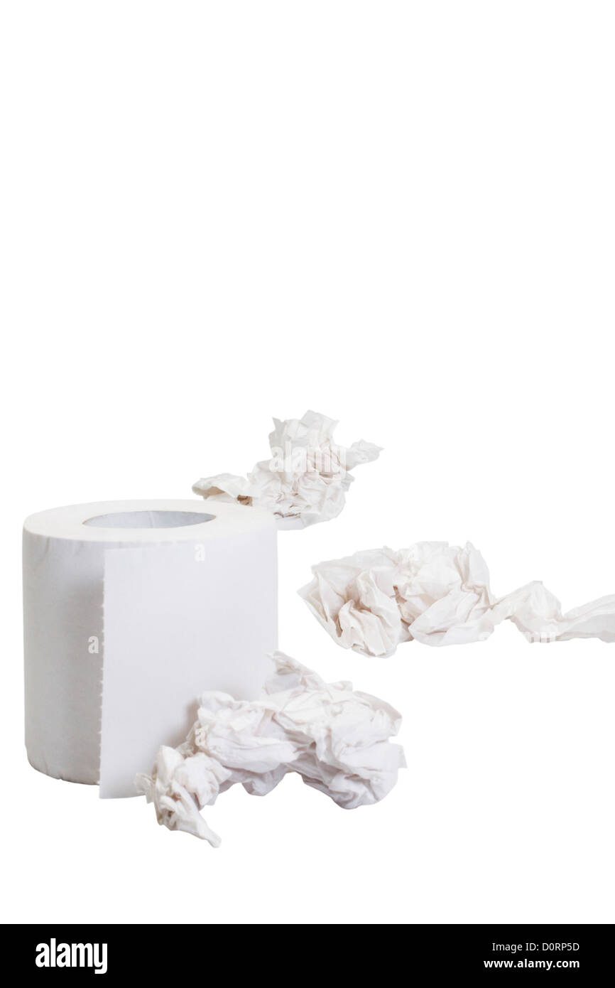 Crumpled tissue Cut Out Stock Images & Pictures - Alamy