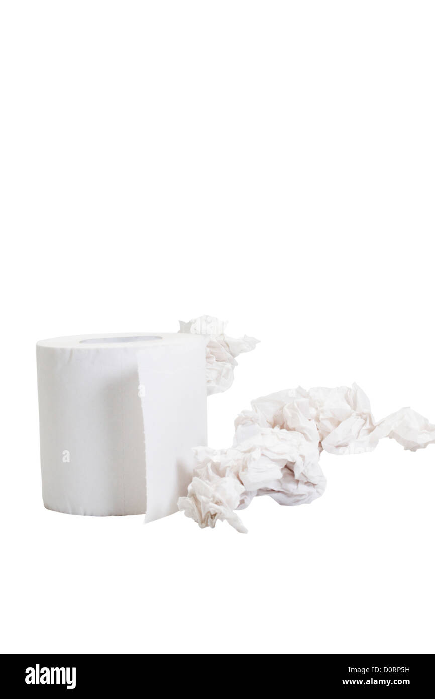 Crumpled tissue Cut Out Stock Images & Pictures - Alamy