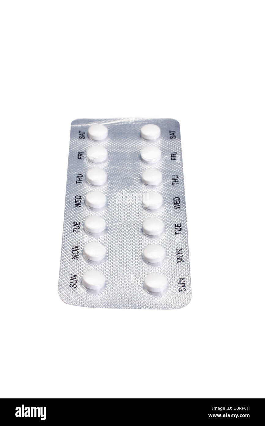 Antibiotic tablets in packaging Cut Out Stock Images & Pictures - Alamy