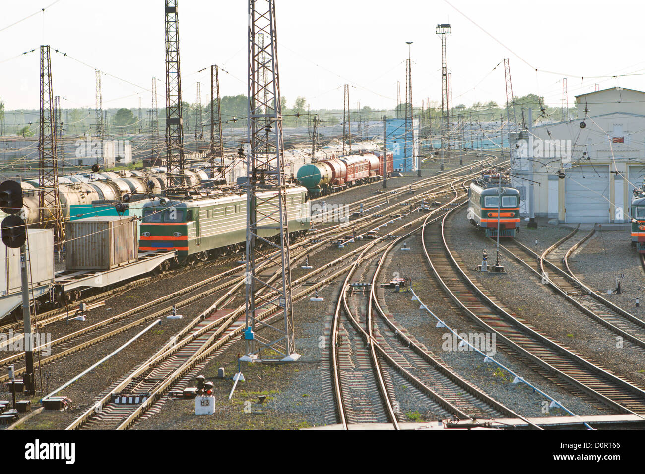 Orange Trains High Resolution Stock Photography and Images - Alamy