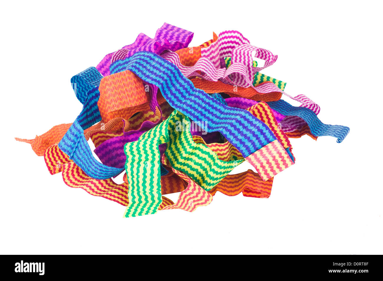 Tangled ribbons pattern Cut Out Stock Images & Pictures - Alamy
