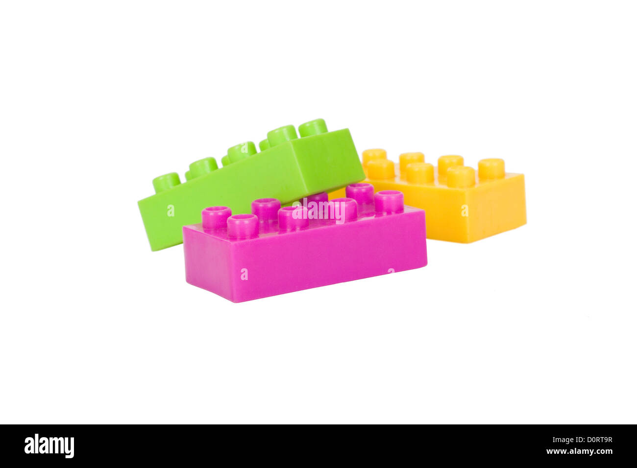 Close-up of plastic blocks Stock Photo - Alamy