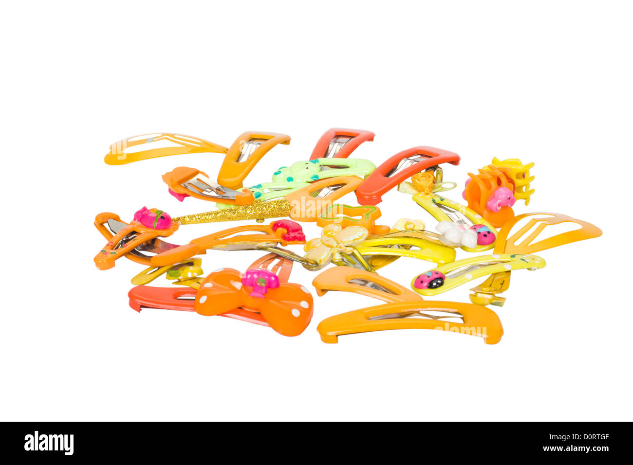 Yellow hair clips hi-res stock photography and images - Alamy