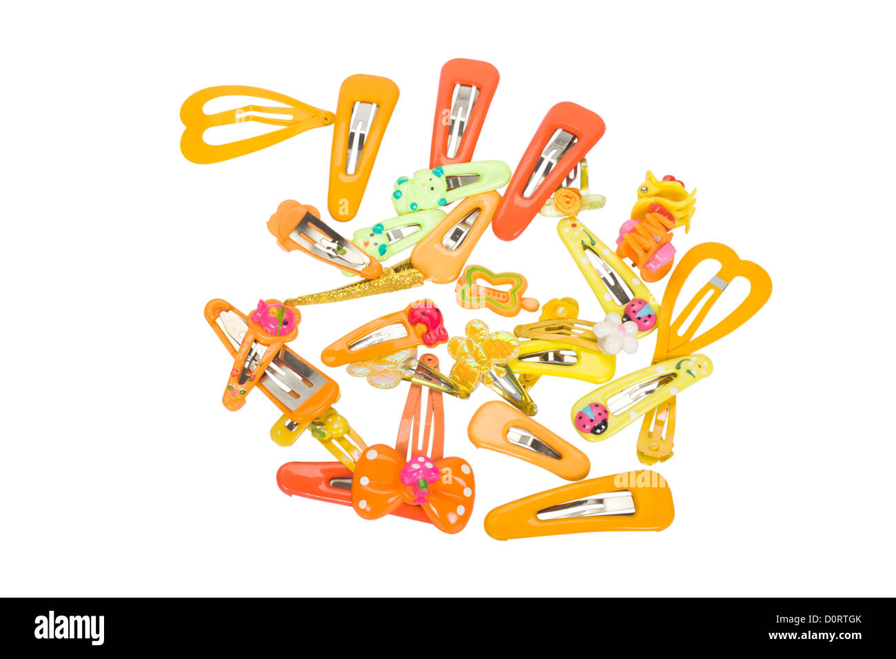 Metal hair clips hi-res stock photography and images - Alamy