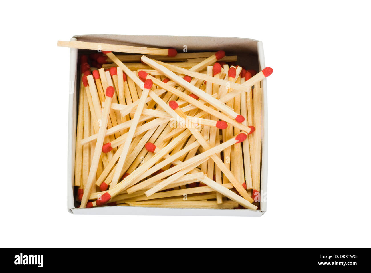 Close-up of an open matchbox with matchsticks Stock Photo - Alamy
