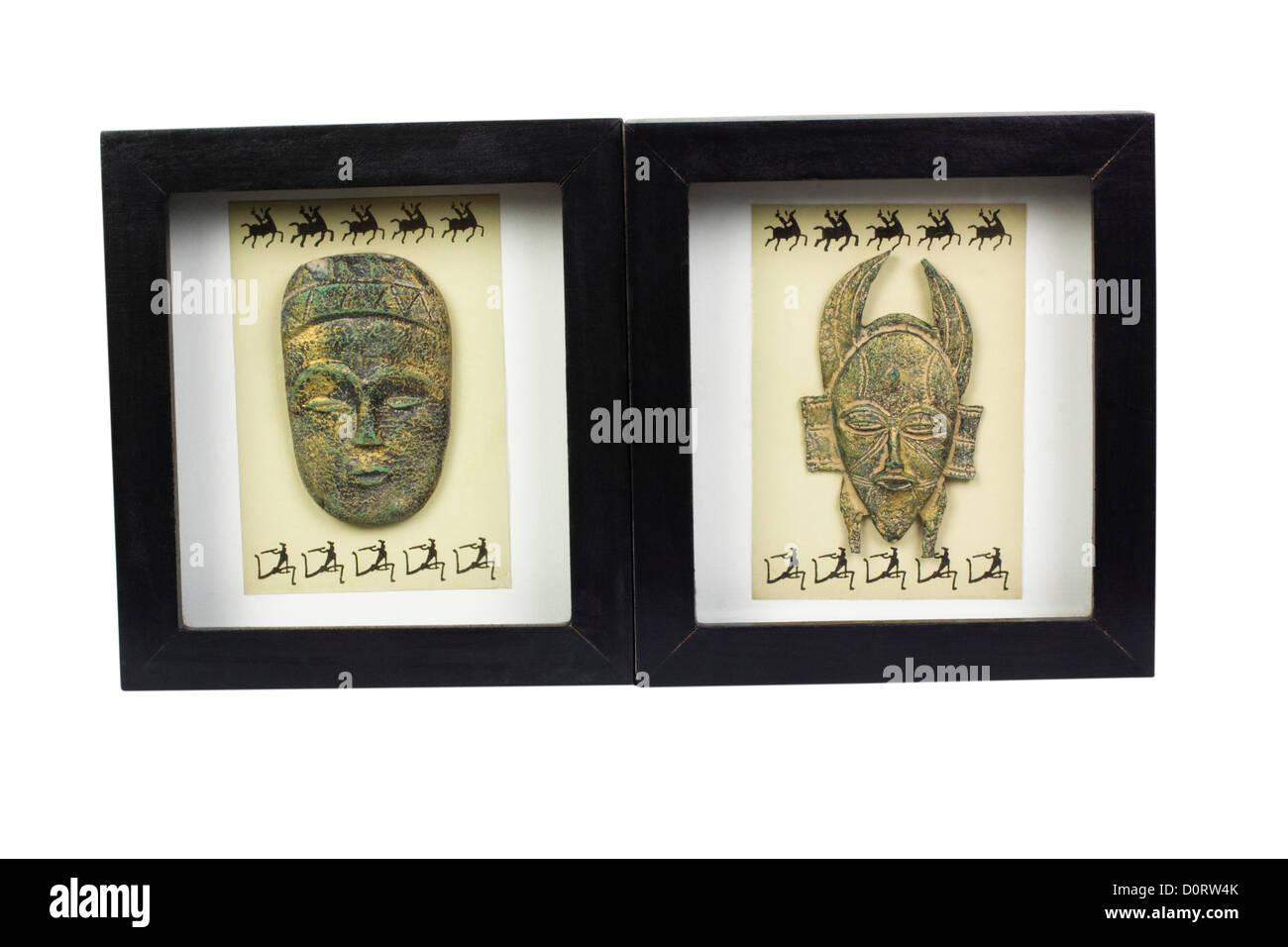 Close-up of two picture frames Stock Photo - Alamy