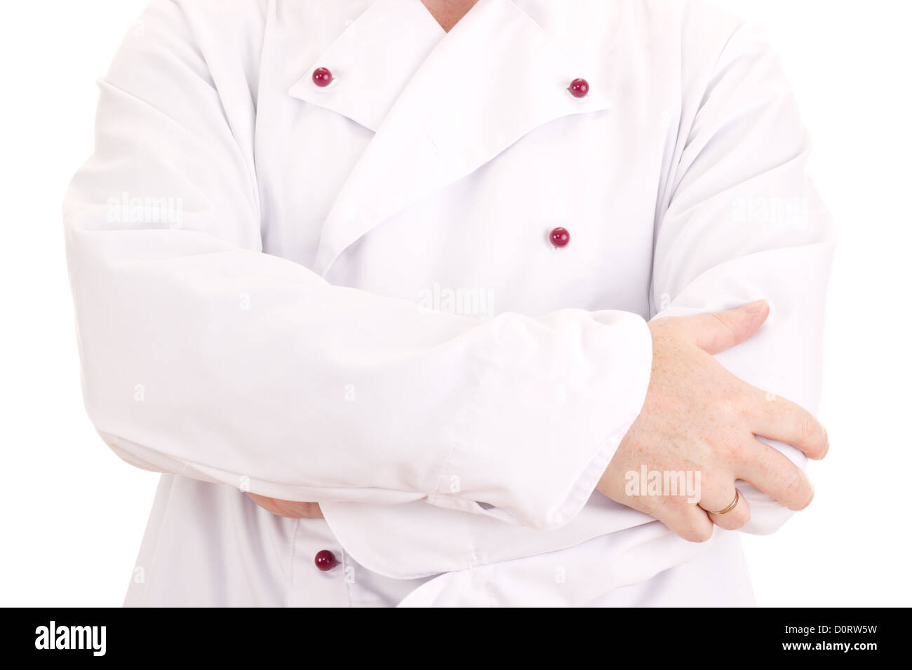 White chefs coat hi-res stock photography and images - Alamy