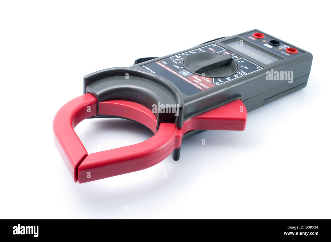 Multimeter isolated on white background Stock Photo - Alamy