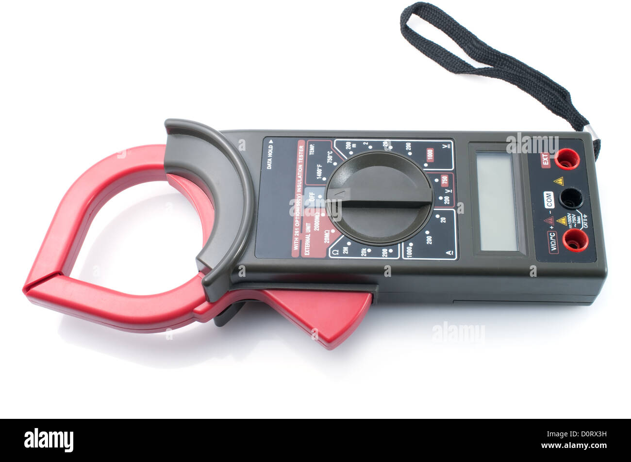 Multimeter isolated on white background Stock Photo - Alamy