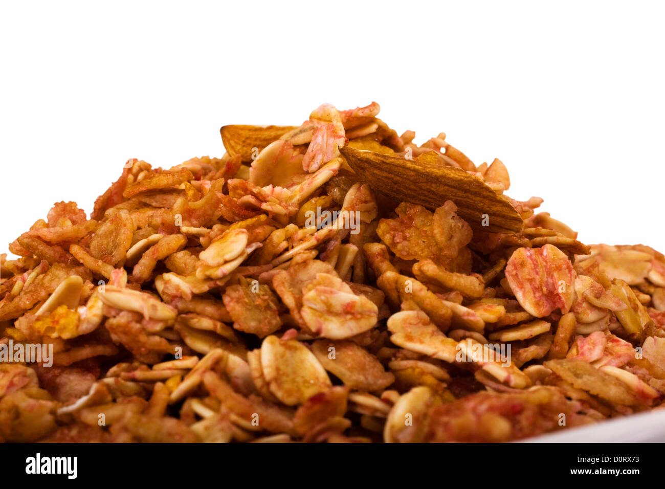 Close-up of a heap of mixed flakes Stock Photo - Alamy