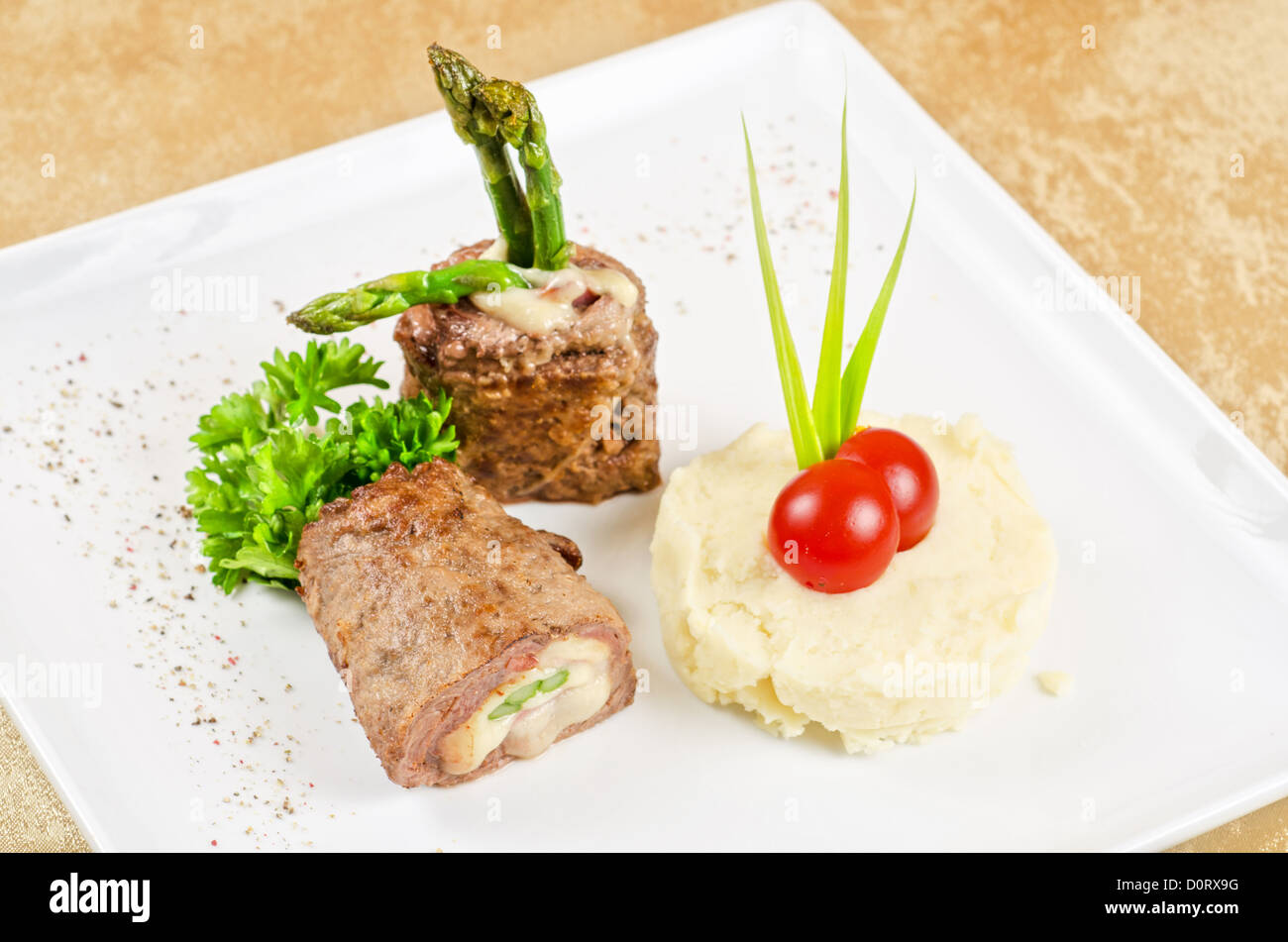 Grilled meat rolls Stock Photo - Alamy