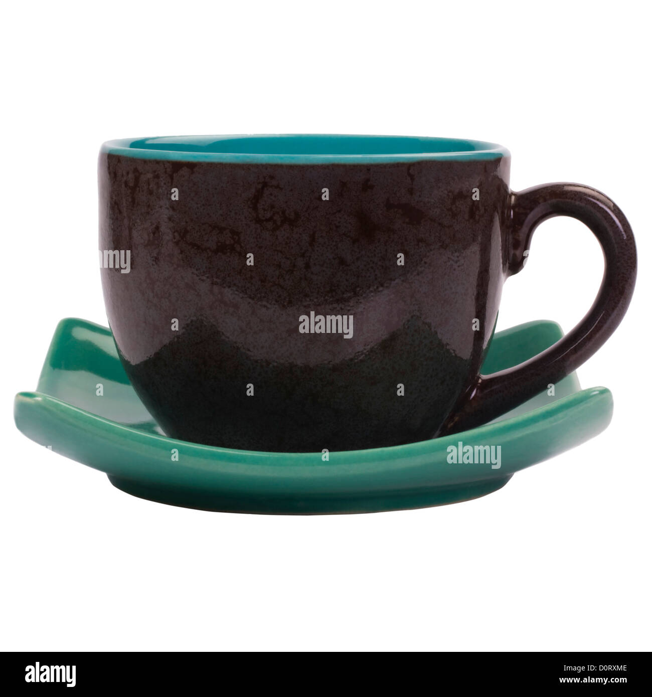 Close-up of a tea cup with a saucer Stock Photo - Alamy
