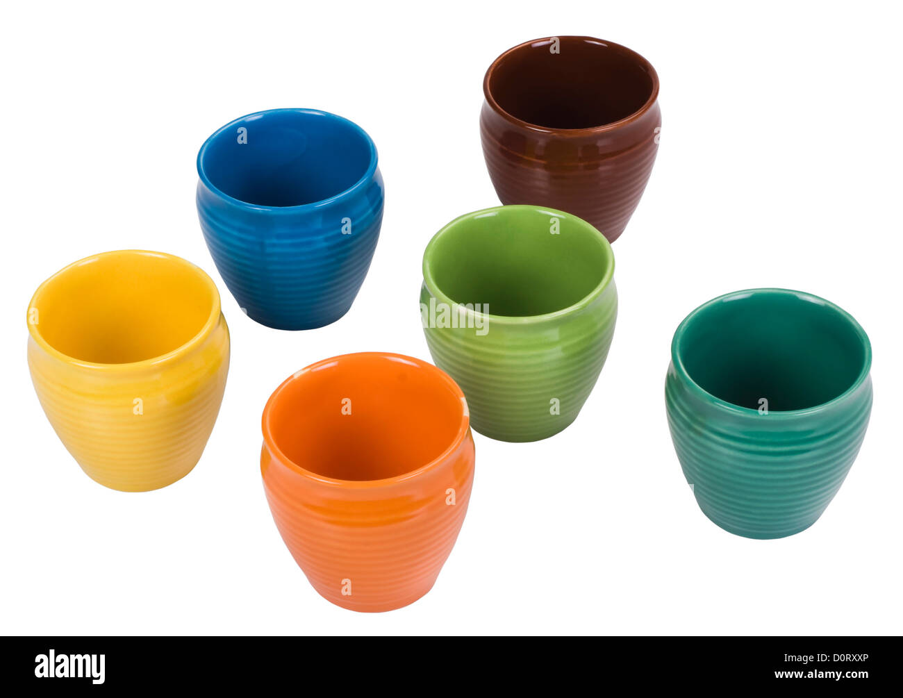 Close-up of ceramic pots Stock Photo - Alamy