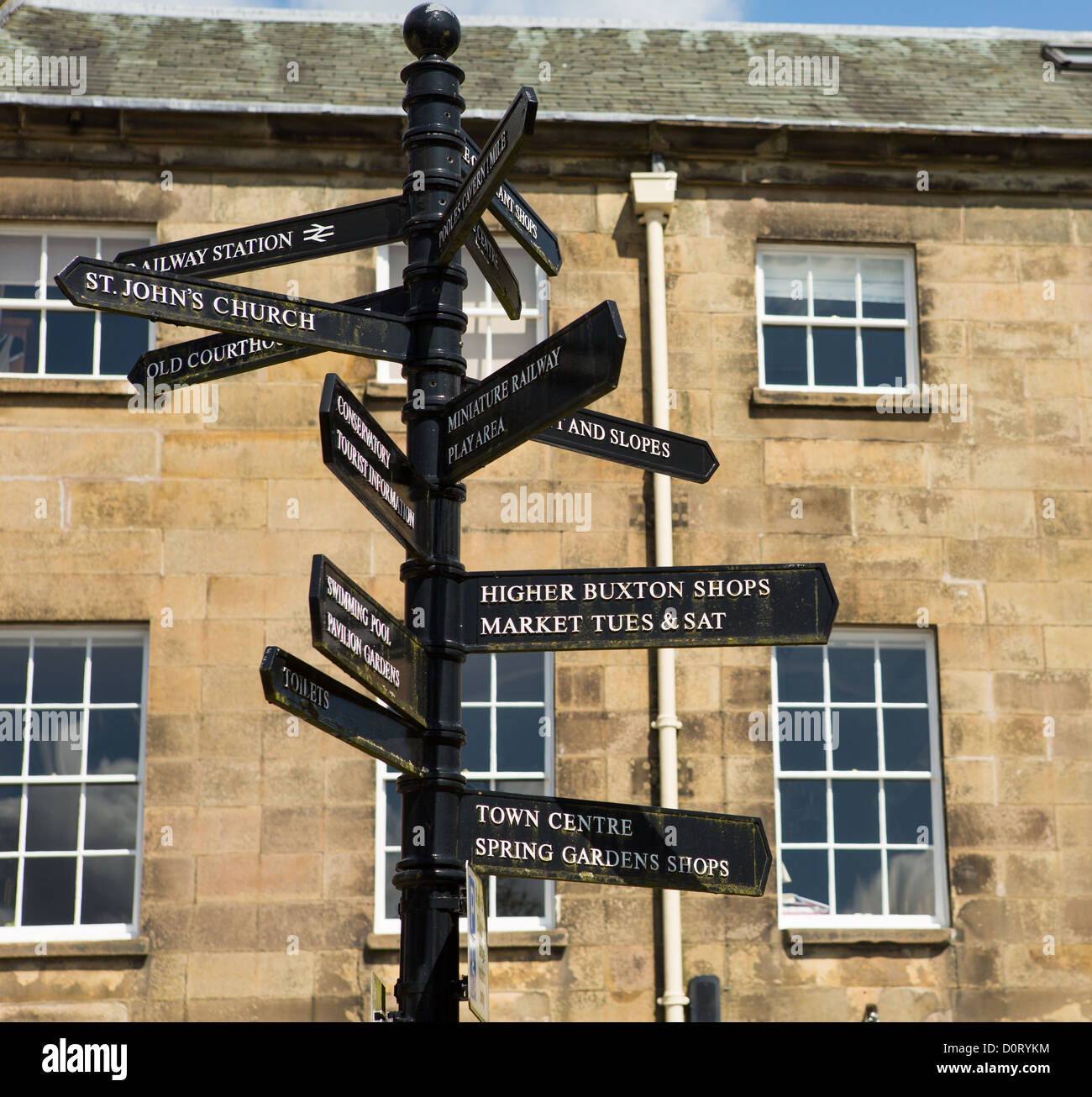 Buxton sign hi-res stock photography and images - Alamy