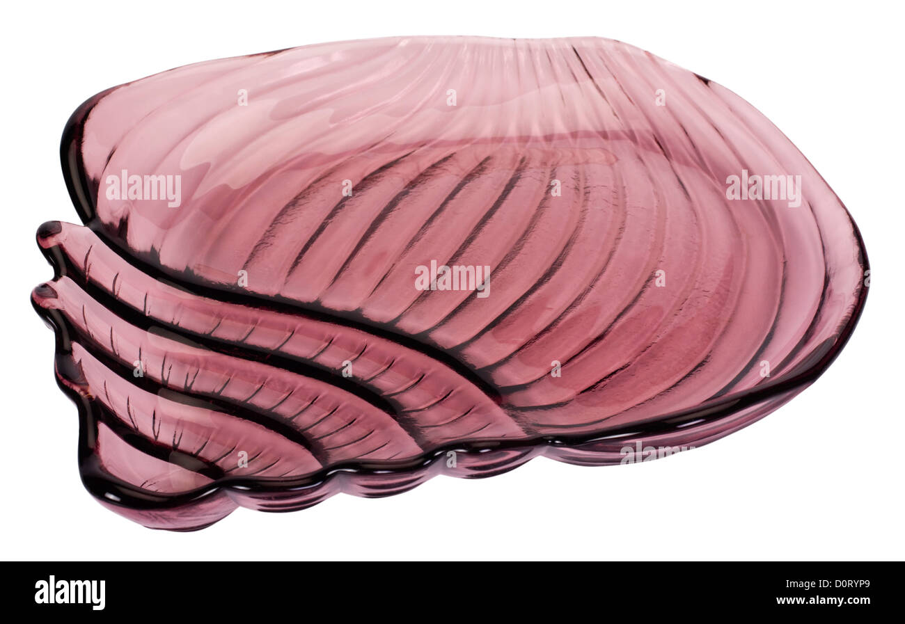 Close-up of a shell shaped tray Stock Photo - Alamy