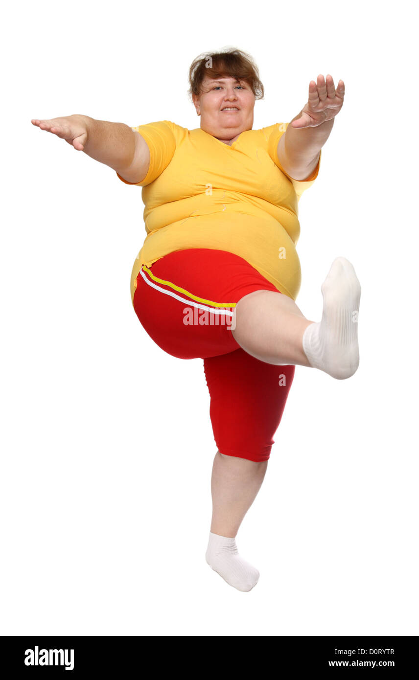 Overweight exercise hi-res stock photography and images - Alamy