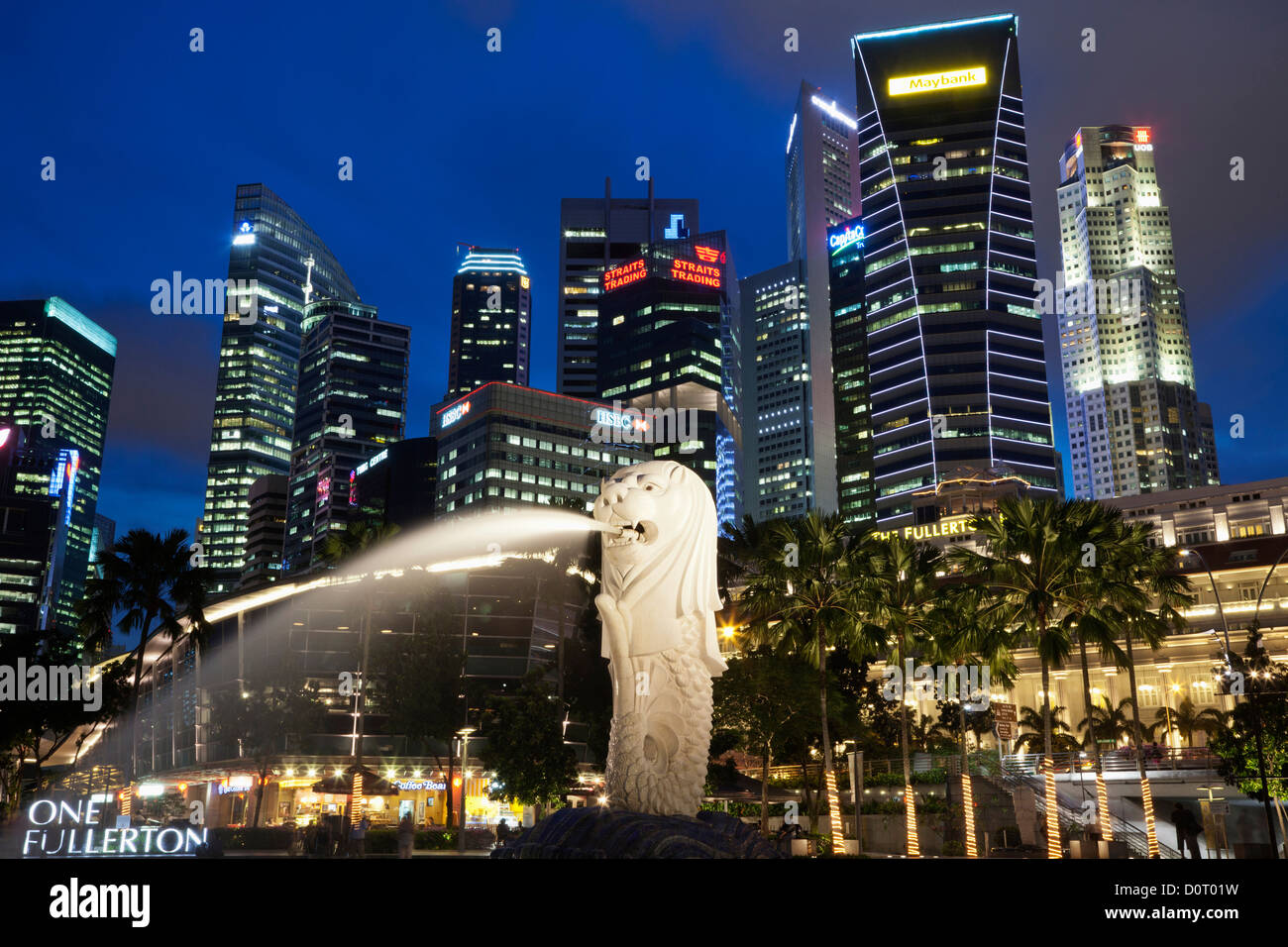 Asia, Singapore, Merlion, Merlion Statue, City Skyline, Cityscape ...