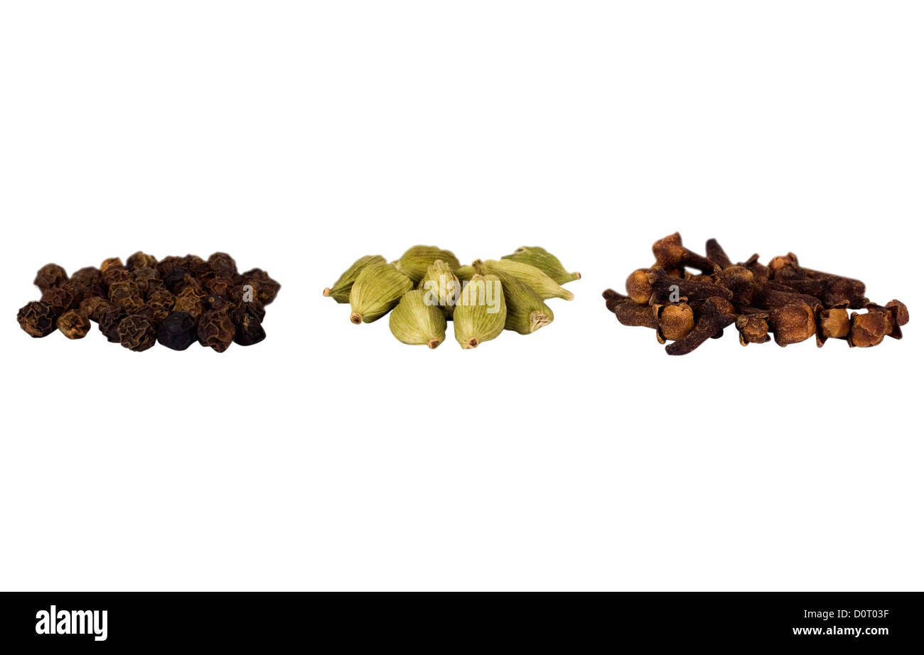 Assorted spices Cut Out Stock Images & Pictures - Alamy