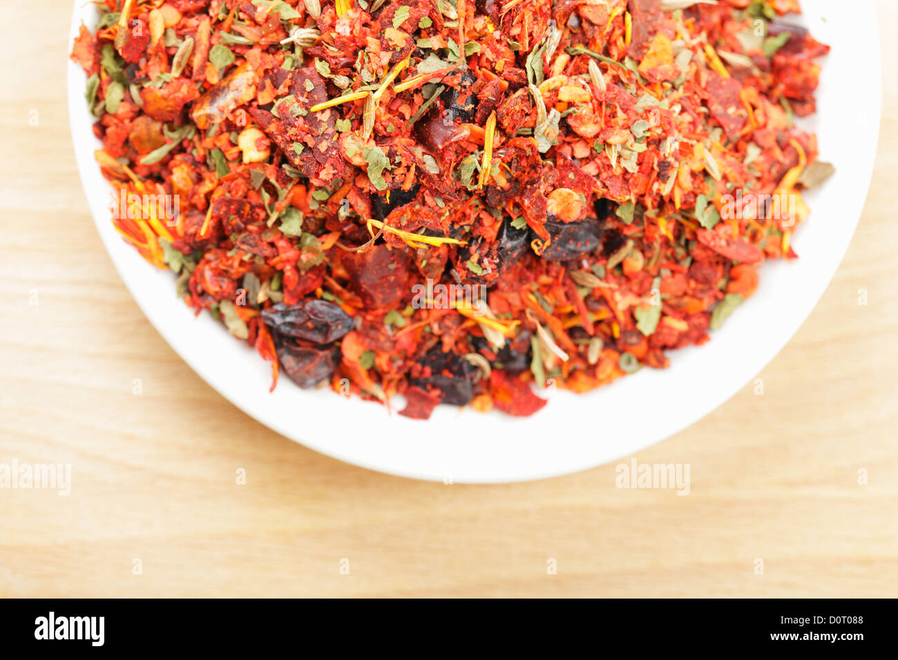 Dish part with spice mixture for rice courses Stock Photo - Alamy