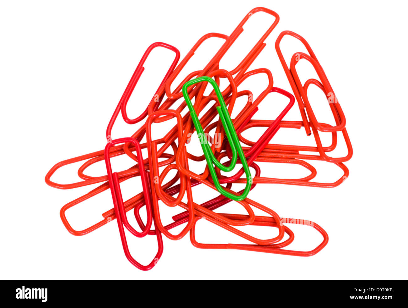 Close-up of paper clips Stock Photo - Alamy