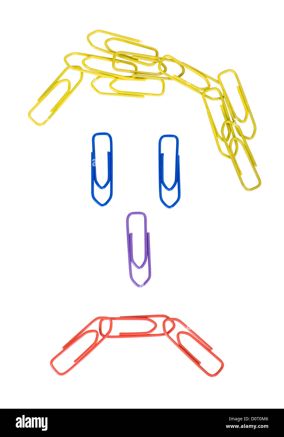 Sad human face in Cut Out Stock Images & Pictures - Alamy