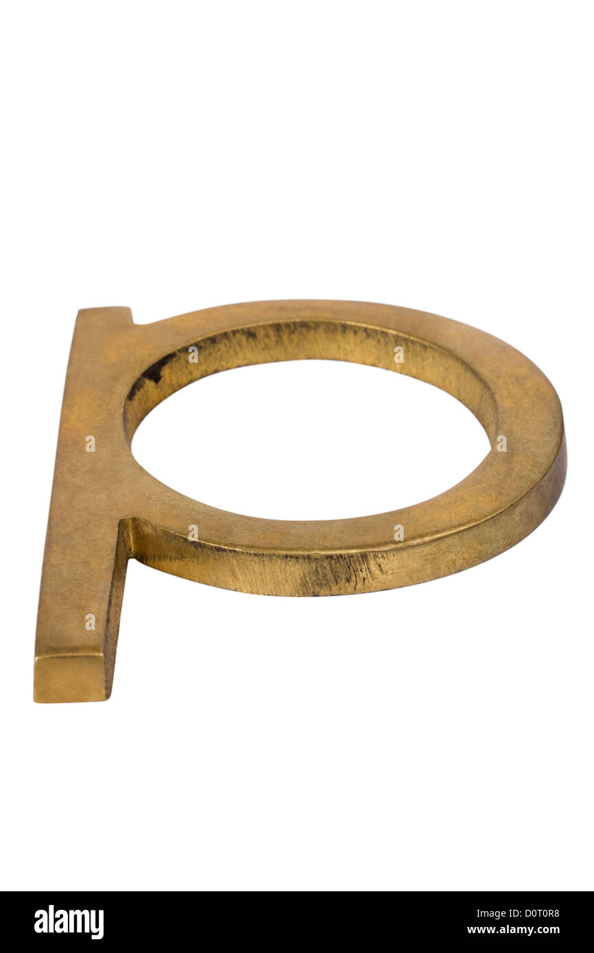 Close-up of letter "p Stock Photo - Alamy