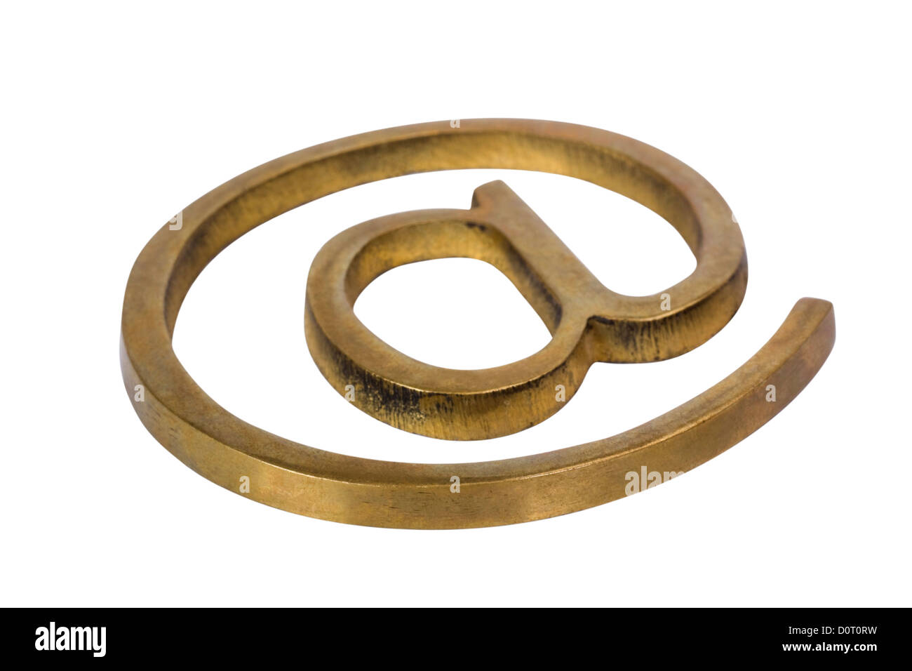 Close-up of at symbol Stock Photo - Alamy