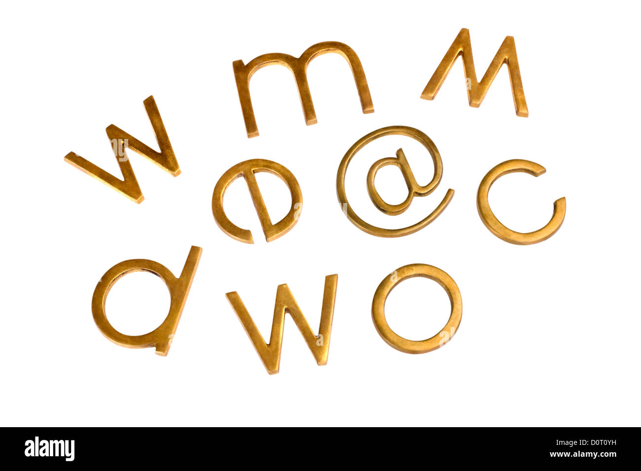 Internet symbols with assorted alphabets Stock Photo - Alamy