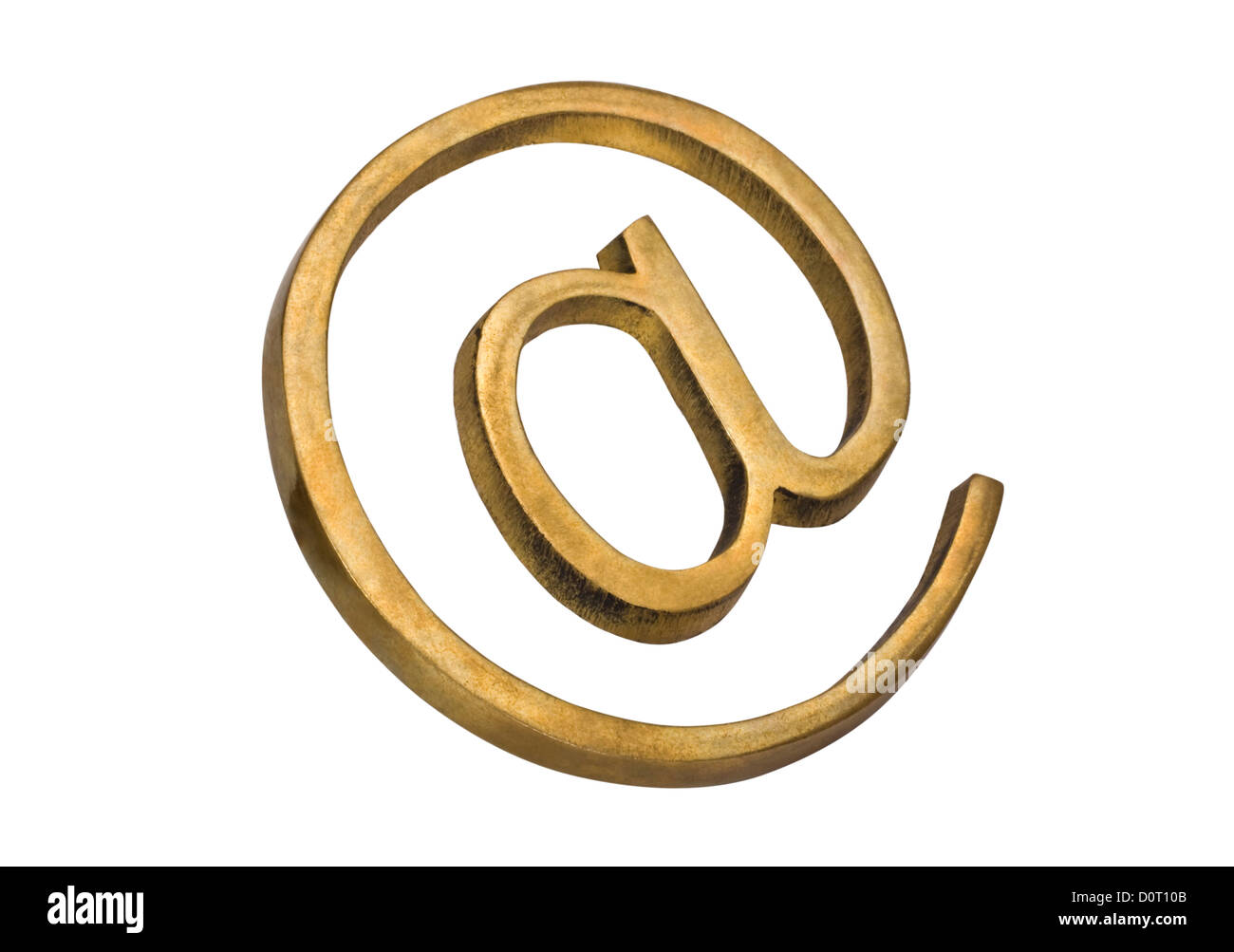 Close-up of at symbol Stock Photo - Alamy