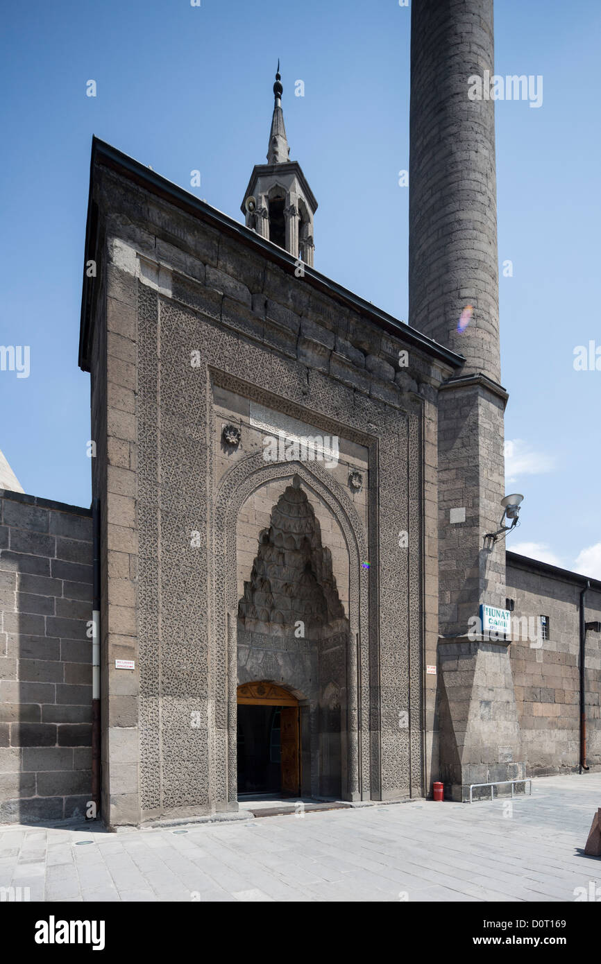 entrance portal to mosque, Mahperi Huand Hatun Complex, Kayseri ...