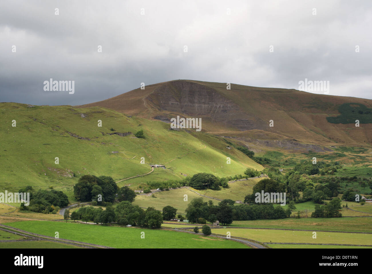 Mam Tor in the Hope valley Castleton Stock Photo - Alamy